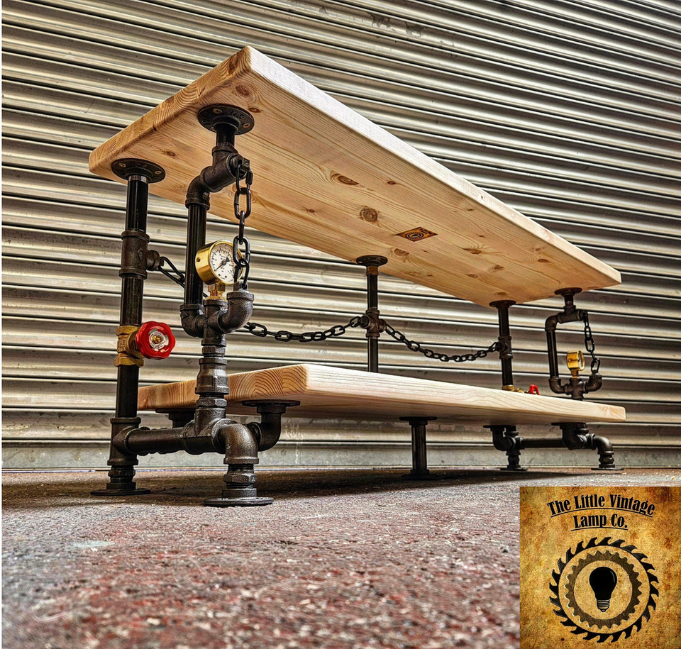 The Chain Steampunk TV Stand – The Little Vintage Lamp Co